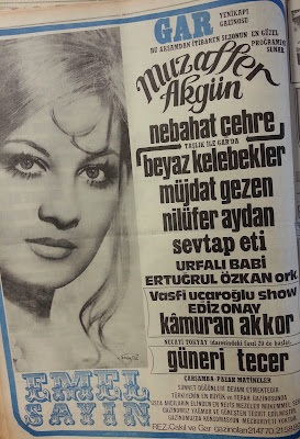 Turkish Advertising History: Music Hall advertising
