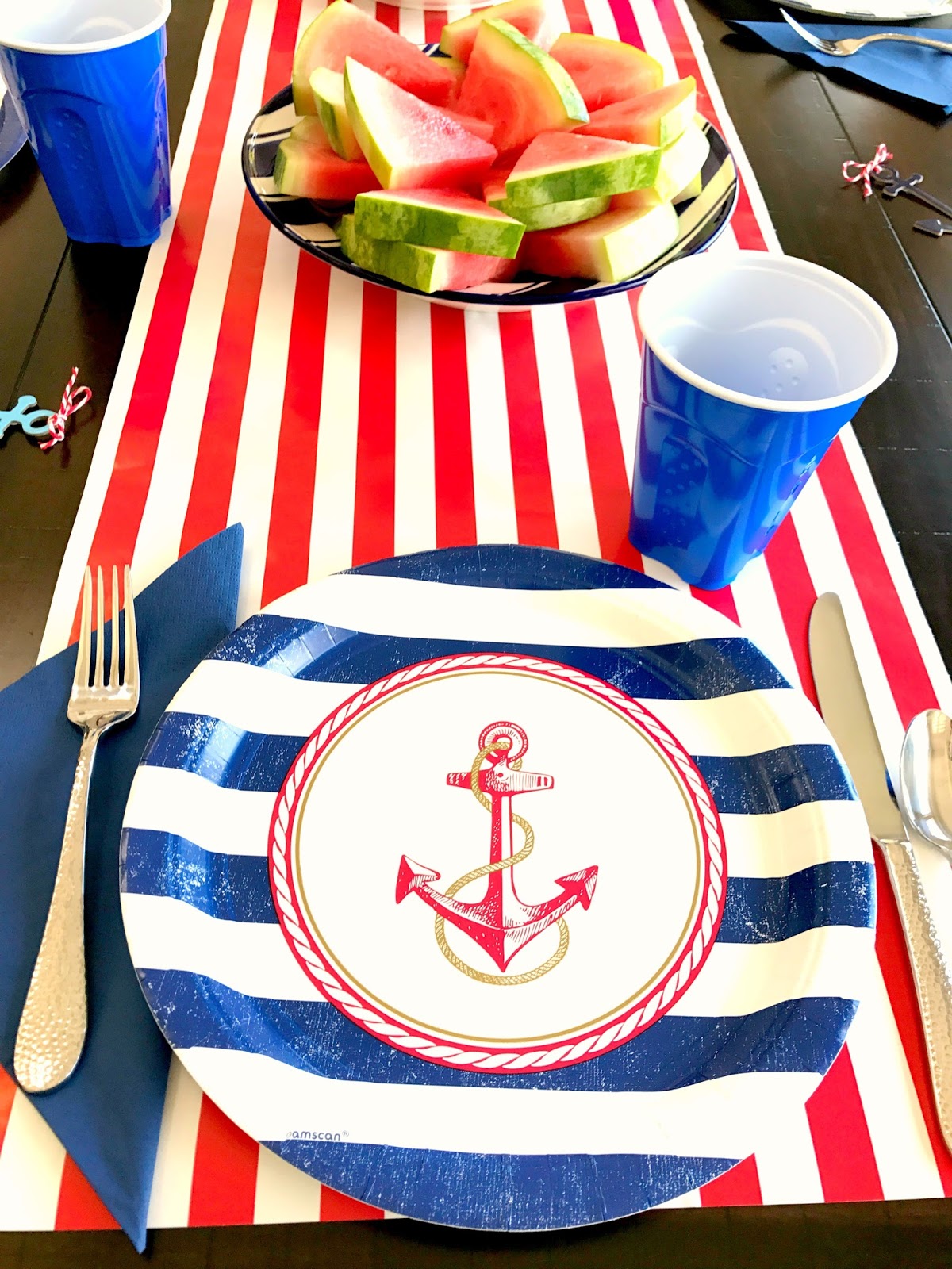 michelle paige blogs: Anchor Themed Birthday Party