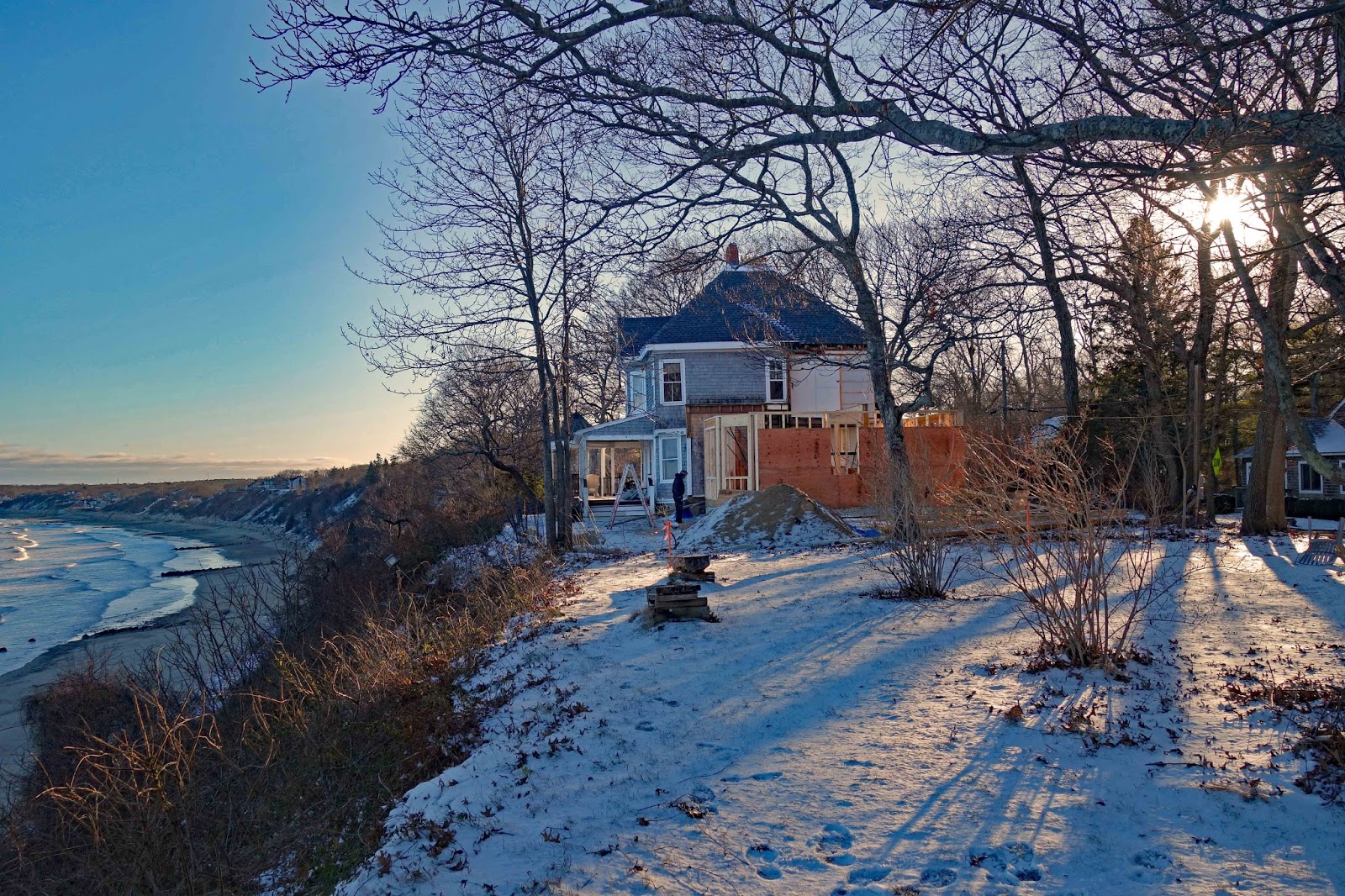 Joe's Retirement Blog: First Snowfall, Manomet, Priscilla Beach ...