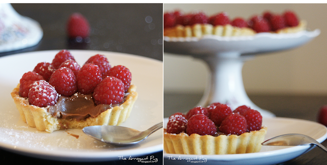 The Arrogant Pug: Chocolate & Raspberry Tartlets