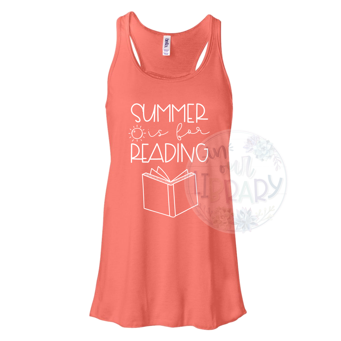 in our library: Summer is For Reading T-Shirt & Tank