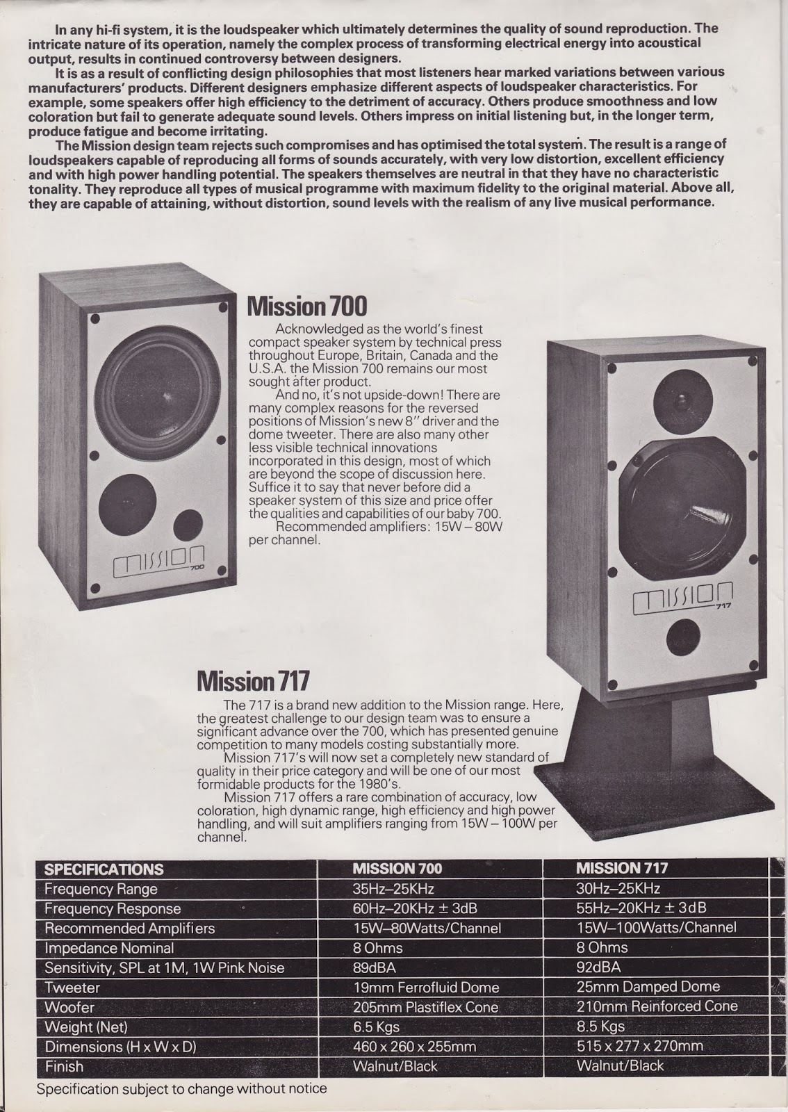 Speakerholic: Mission 717 Speakers