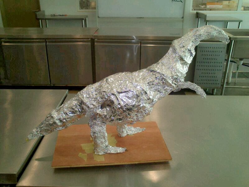 Pastry Artistry: Dinosaur Chocolate Sculpture ( T-Rex )