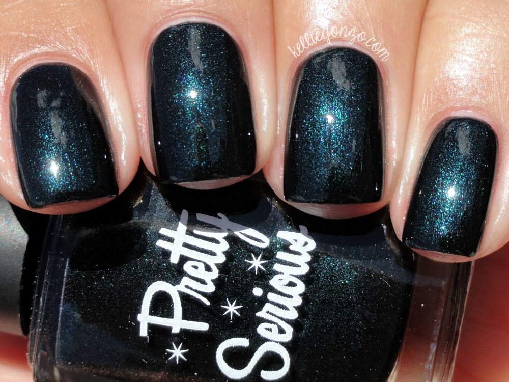 KellieGonzo: Pretty Serious Tux Swatch & Review
