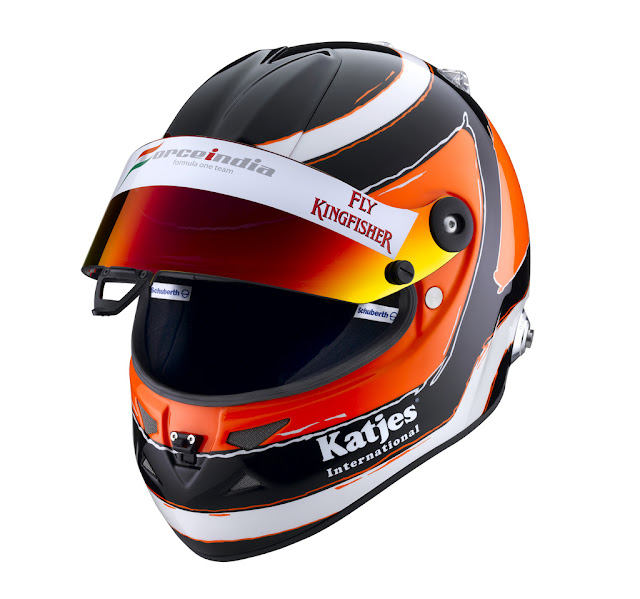Racing Helmets Garage: Schuberth SF1 N.Hülkenberg 2012 by Jens Munser ...