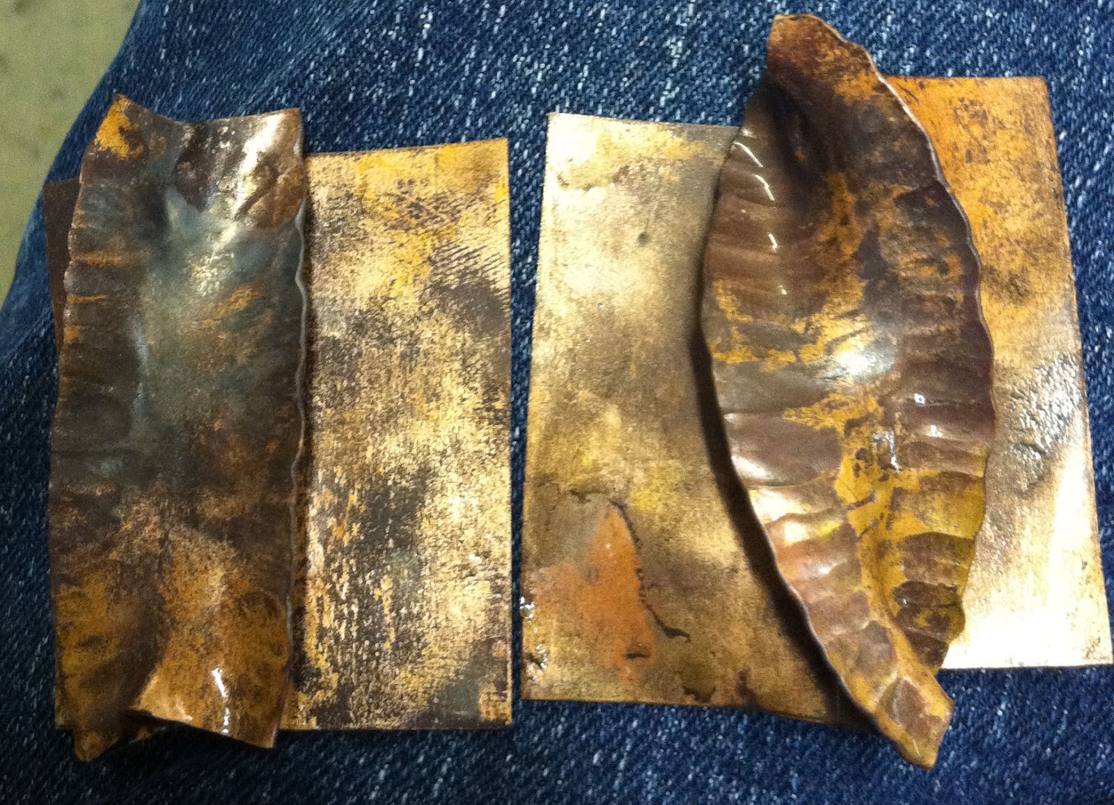 Eva Sherman Designs: Day 2 Fold Forming Conference with Charles Lewton ...