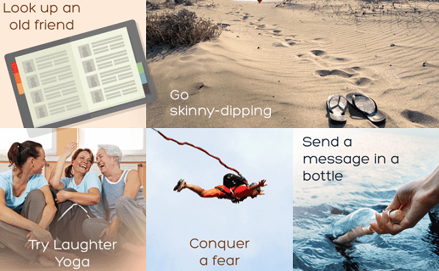 Ultimate Bucket List For Over 50s #infographic - Visualistan