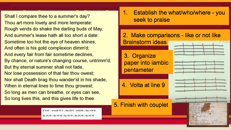 Mr. Buxton 7th Grade RLA: Metric Verse and Sonnets