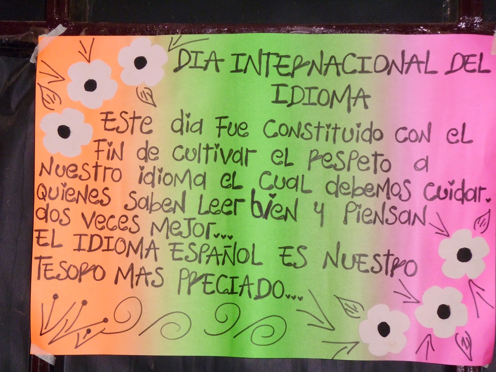 El sendero ismaelista: CELEBRACIÓN DEL DÍA DEL IDIOMA