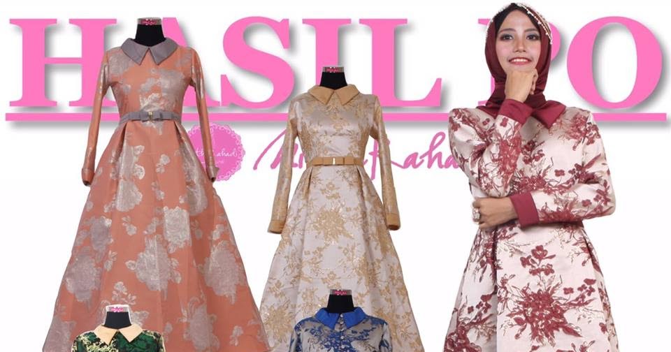 Butik Ahzaku: Lenka Krisan Emboss & Gradasi By Nitha Rahadi