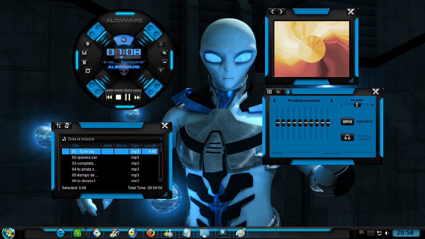 Alienware insipired para windows 7 y AlienGUIse para XP