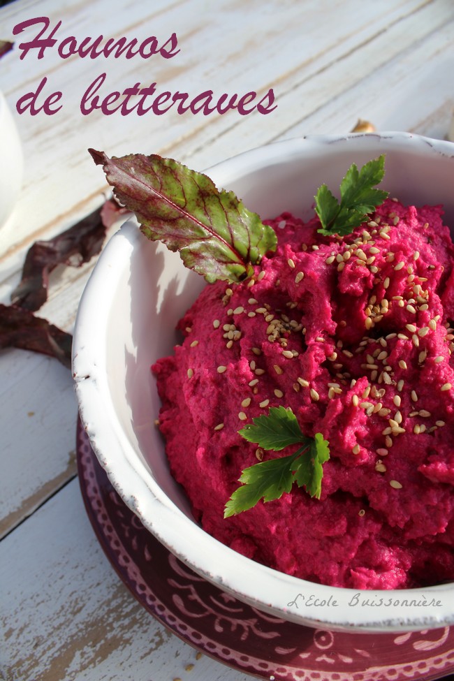 L'Ecole Buissonnière: Houmous de betteraves
