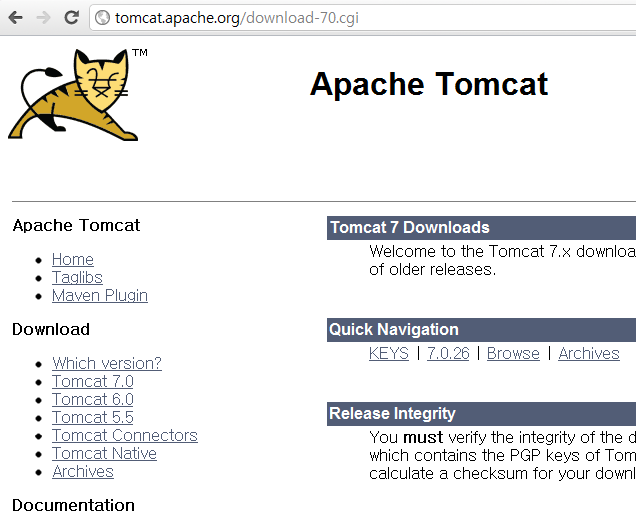 serivires: Tomcat 7.x & Log4j 연동하기