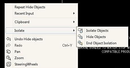 CAD Tip Of The Day: How to isolate objects and hide it.