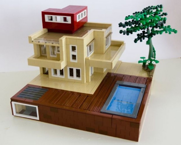 The Arquitectura Y Diseño: Concurso de Diseño Moderno de Casas de LEGO