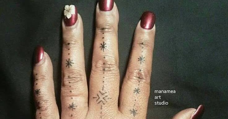 LOOK INTO MY FACE: "What do you think the Samoan women hand tattoo is for?"