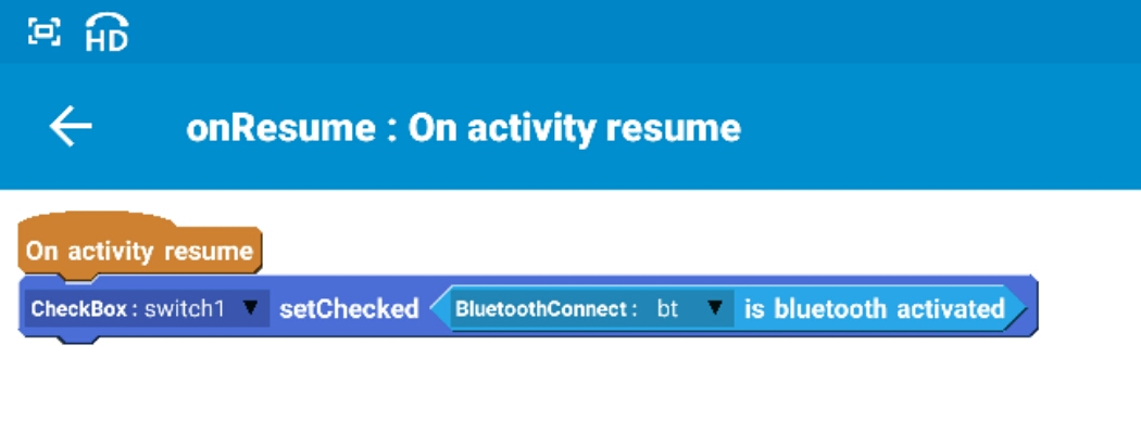 Create Bluetooth ON/OFF Switch