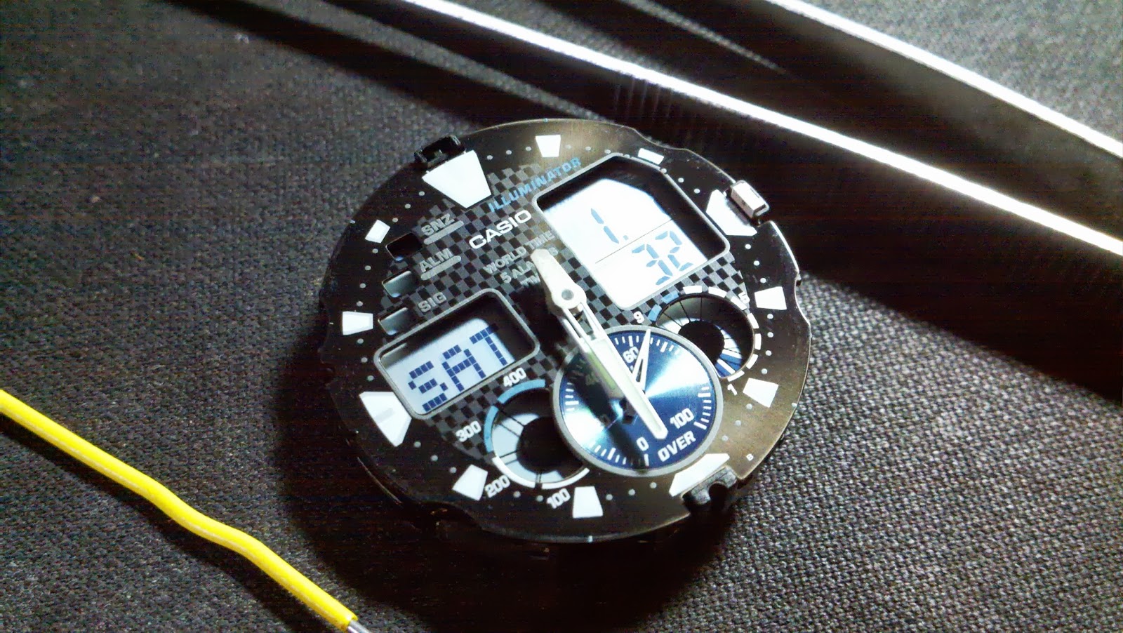 Skyshadow124's blogger: CASIO 5082 AQ-190W 電池更換記