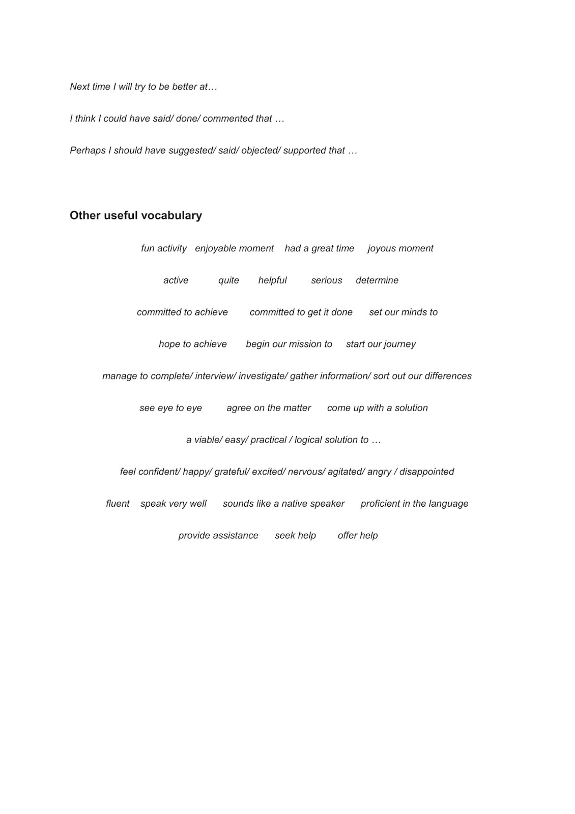 GUIDE QUESTIONS FOR GROUP REFLECTION VIDEO