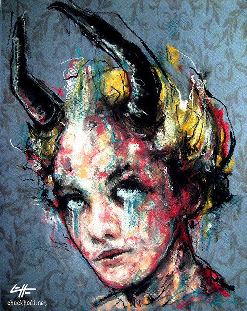 LAS CRÓNICAS DE LECTER: El arte de Chuck Hodi, entre lo Pop y lo Macabro...