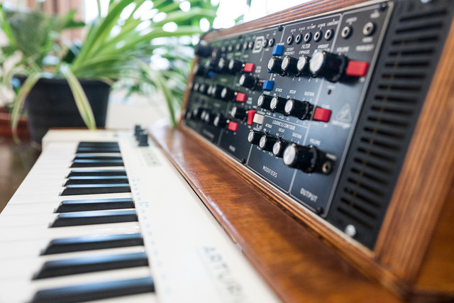 MATRIXSYNTH: Custom Wood Case for Behringer Model-D and Arturia Keystep ...