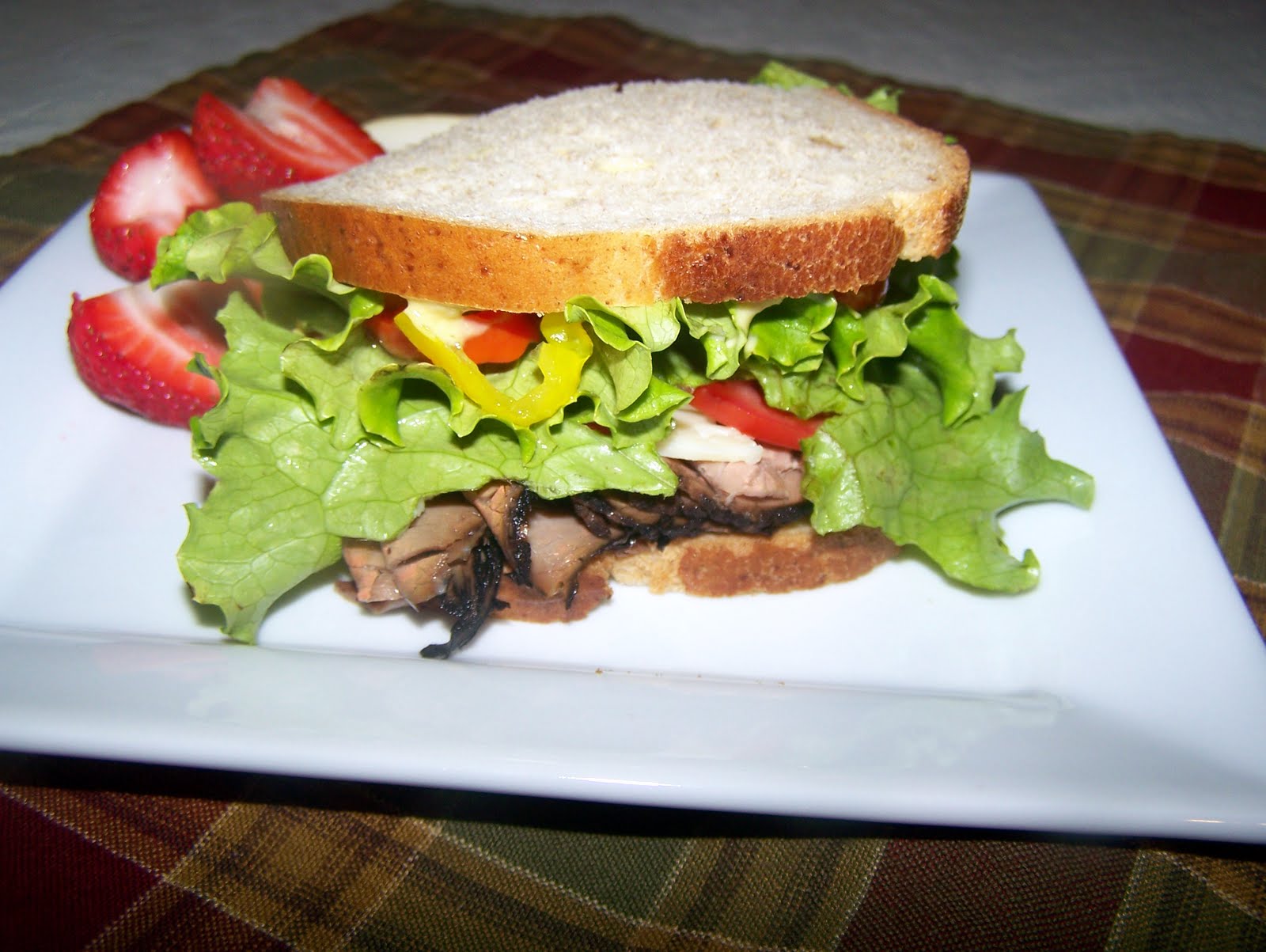 Roast Beef on Rye w/Sweet Horseradish Spread