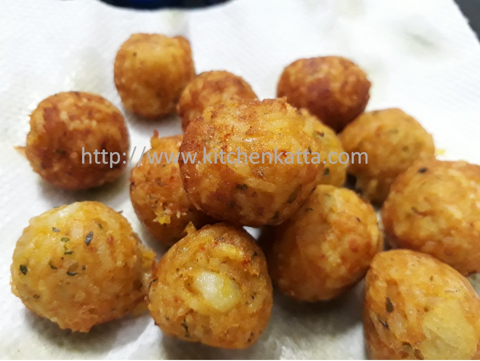 Crispy Rice-Cheese balls
