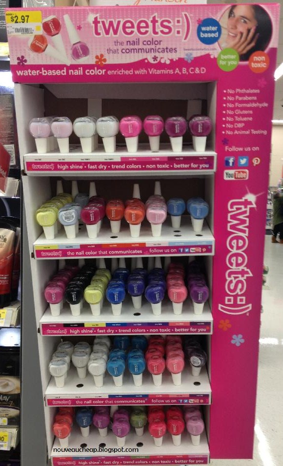 Tweets:) Water-Based Nail Colors at Walmart | Nouveau Cheap