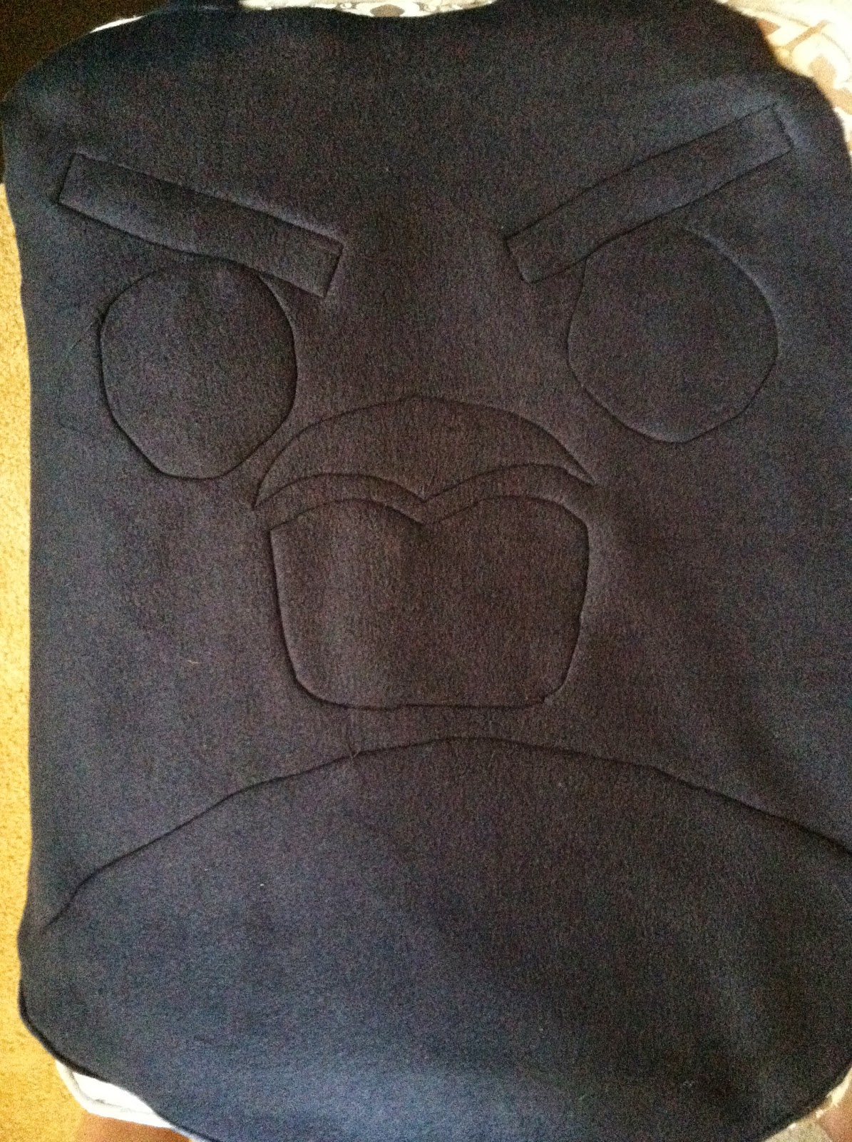 Chadwicks' Picture Place: Homemade Black Angry Bird (Bomb) Halloween ...