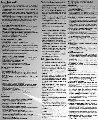 Newfield Malaysia Jobs Vacancy 2011