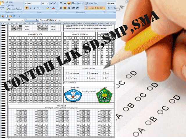 Meta Edukasi: Download Contoh Format Excel Lembar Jawaban Komputer ...