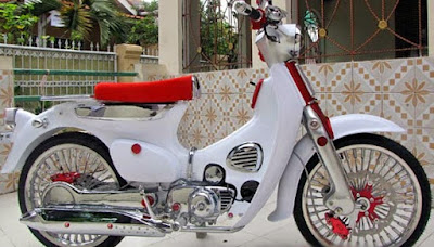 Inspirasi Modifikasi Motor Honda C70 Pitung - Dunia otomotif