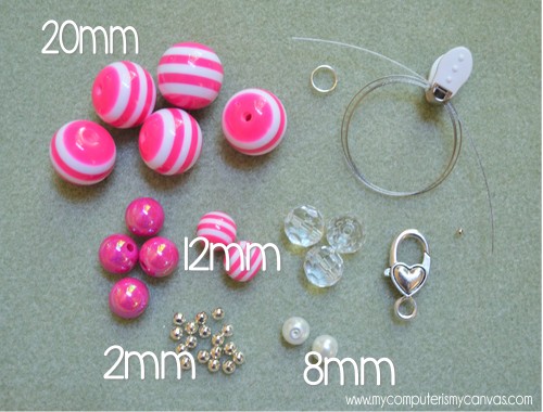 How to Make CHUNKY BEAD Key Chains! - My Computer is My Canvas