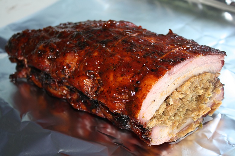 Big Dude's Eclectic Ramblings: September BBQ Day – Stuffed Ribs And ABT’s