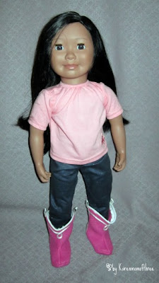 Karen Mom of Three's Craft Blog: Cowboy boots for your dolls from Corey Creations Etsy shop