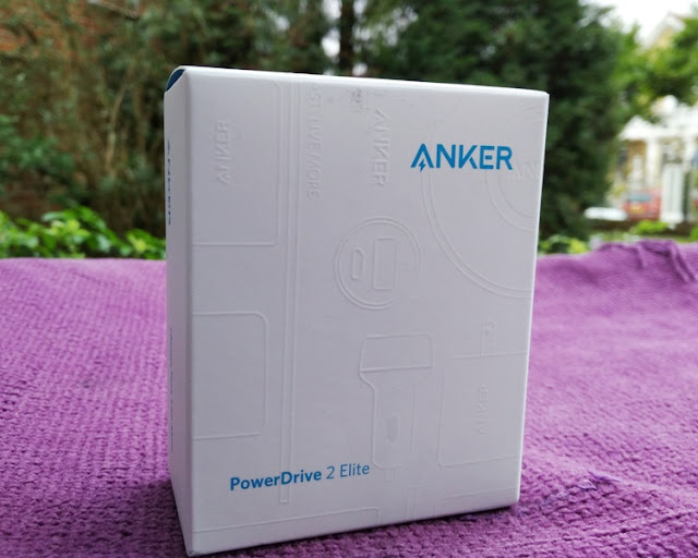 ANKER PowerDrive 2 Elite Blue LED 12-24v USB Car Charger | Gadget ...