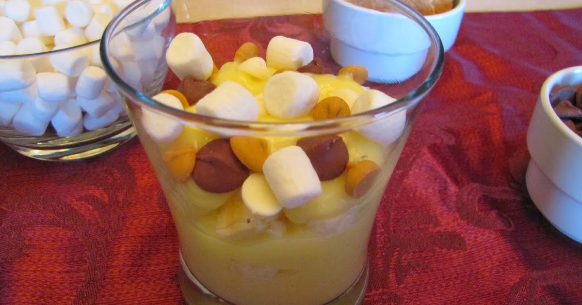Big Mama's Home Kitchen: Snack Idea: Pudding Bar