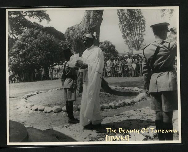 THE BEAUTY OF TANZANIA: CHIEF MKWAWA SKULL RETURN JUNE 1954