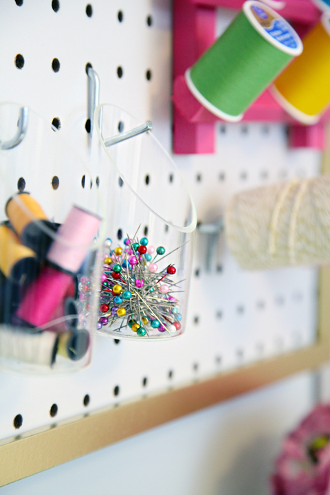 IHeart Organizing: The Easiest Pegboard Project Ever!