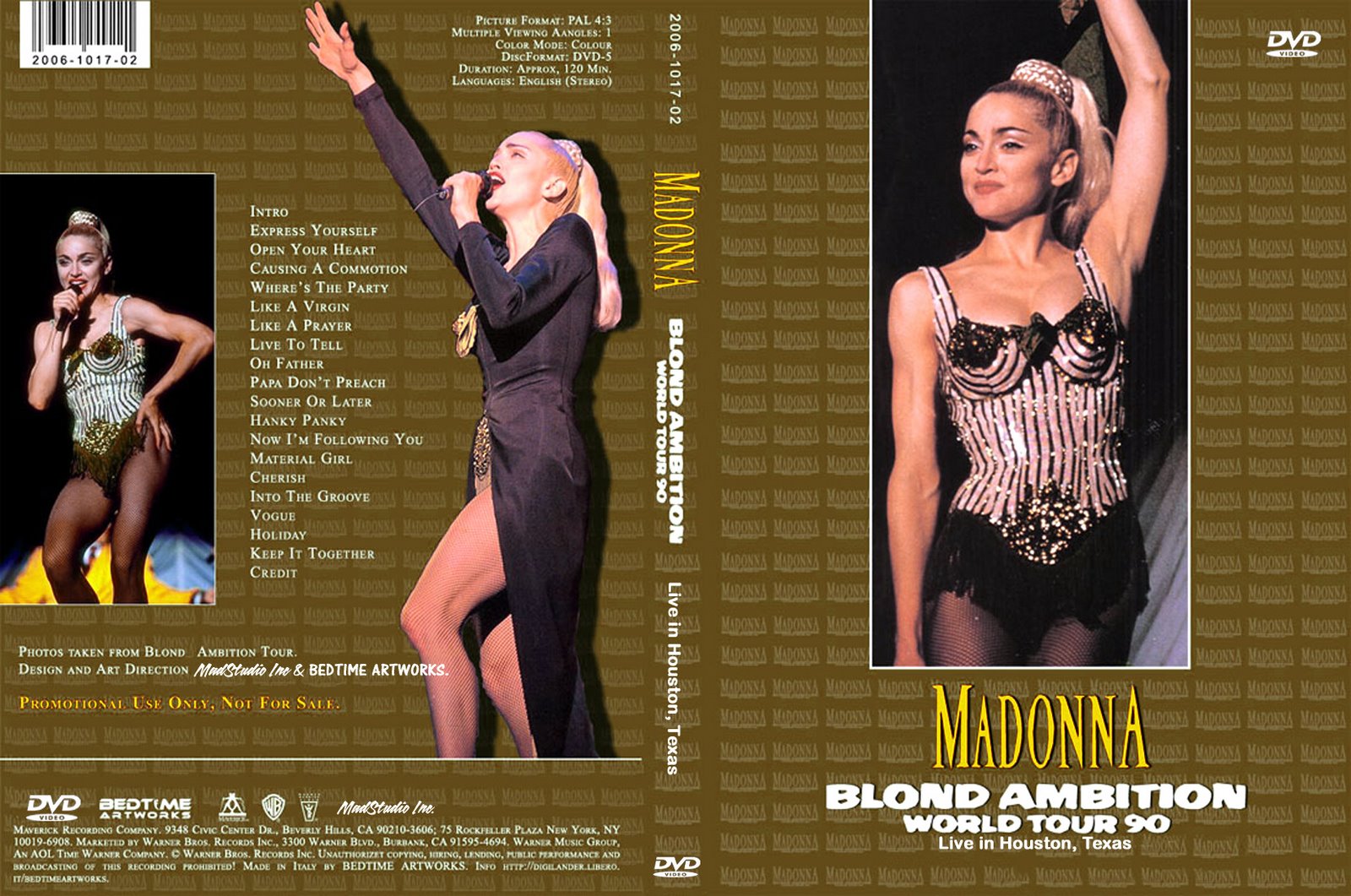 Madonna Fanmade Covers Blond Ambition Tour Houston