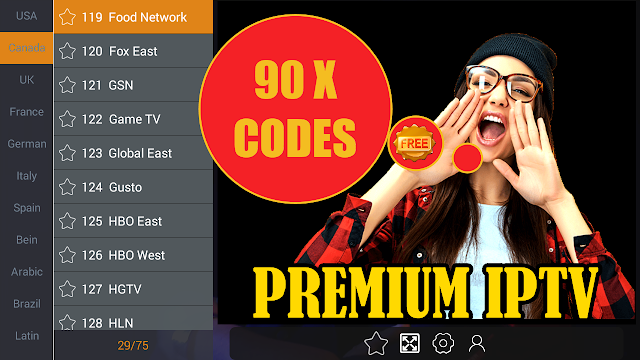 GOTV PREMIUM IPTV TO WATCH BEST PREMIUM CHANNELS + 90 CODES - IPTV DROID