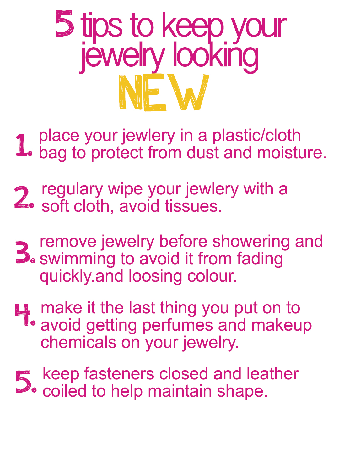 made with love by ana bogdanovic: Keeping Your Jewelry Clean