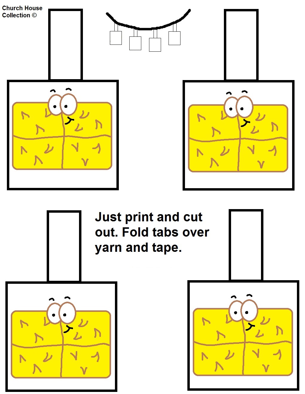 Church House Collection Blog: Hay Bale Sunday School Lesson For Kids in ...