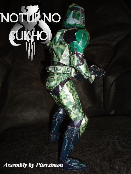 Noturno Sukhoi: Star Wars_Commander Gree papercraft