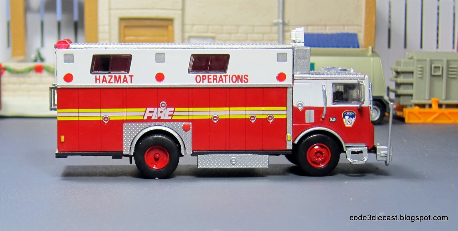 My Code 3 Diecast Fire Truck Collection: Mack Hazmat Operations Truck