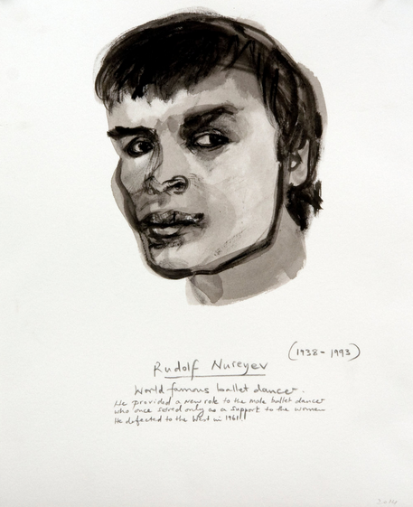 KIT GROVER: Monday Portraits: 'Great Men' by Marlene Dumas