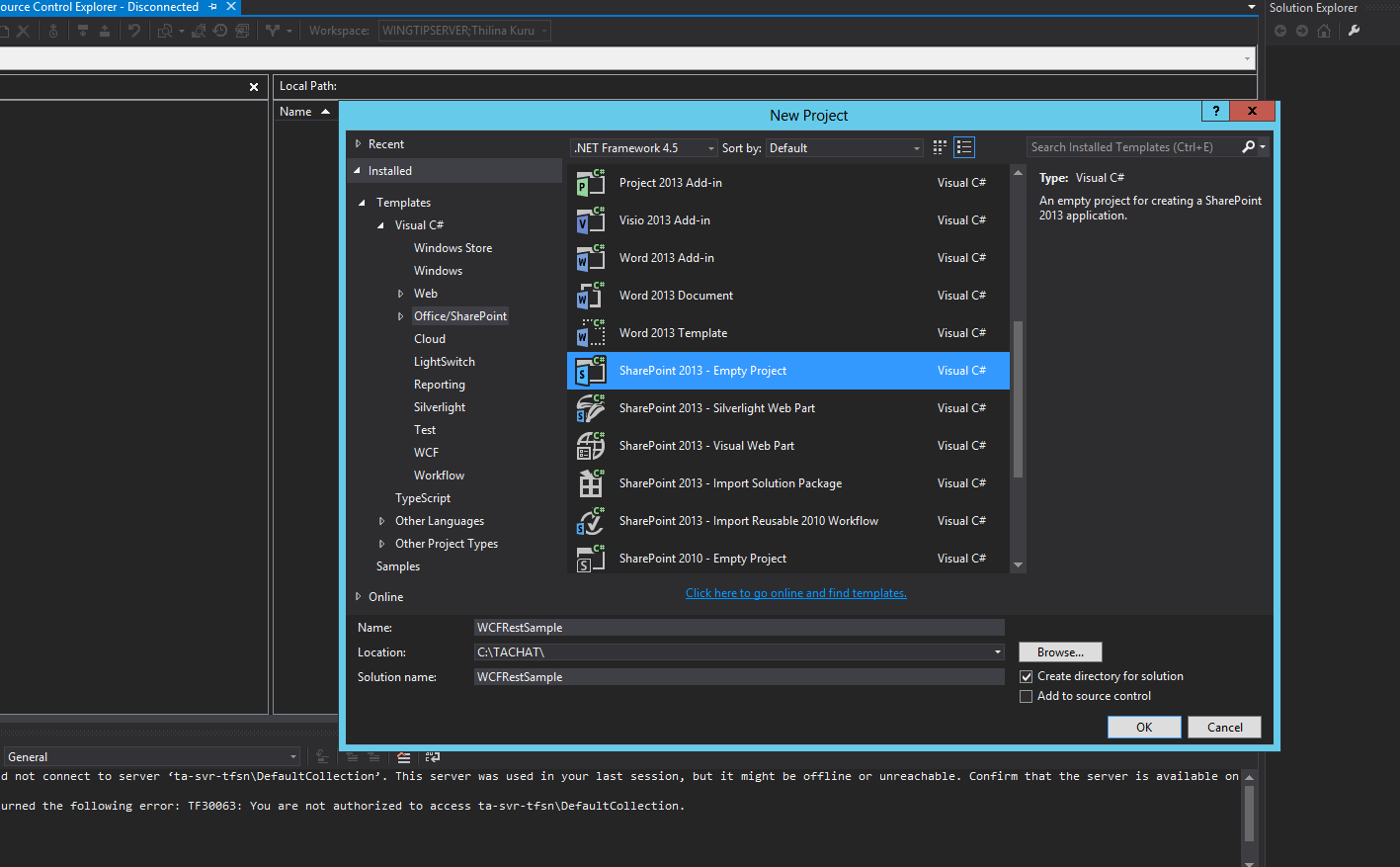SharePoint With THILI: Create Custom WCF service for SharePoint using Visual Studio.