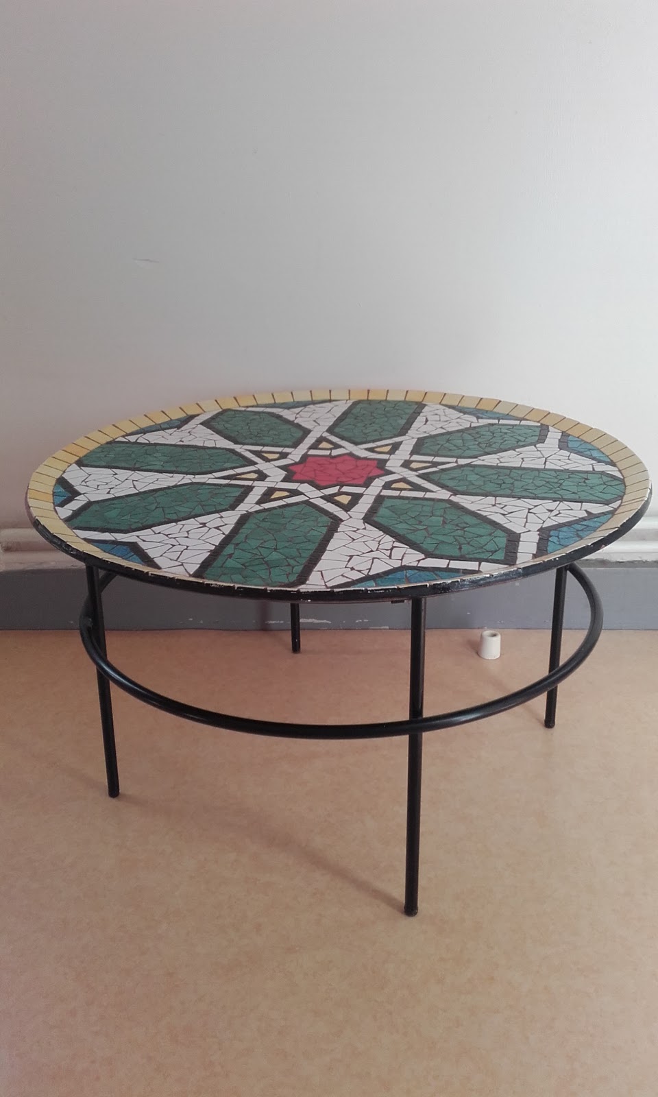 Mosaïque Houria: Table basse ronde