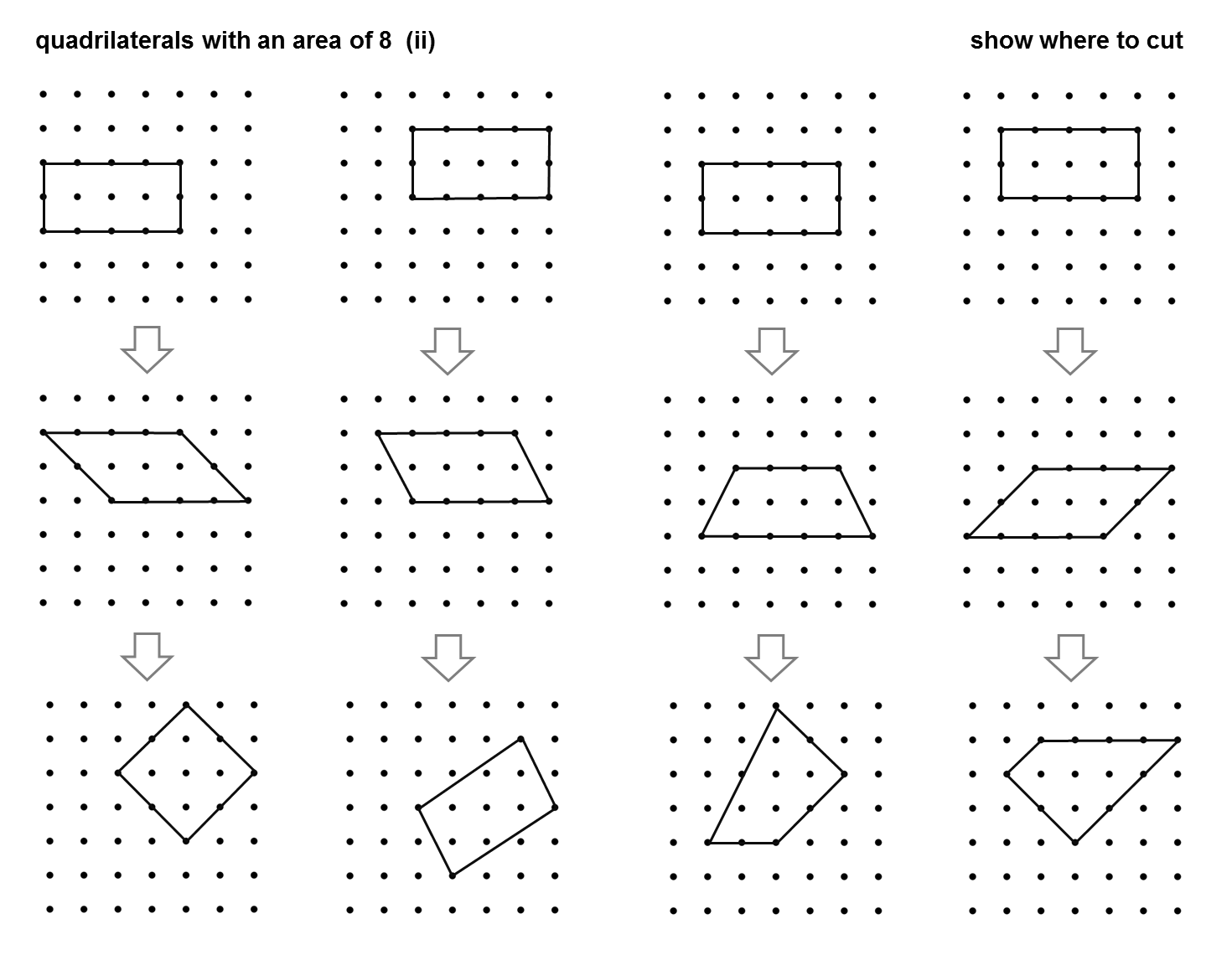 MEDIAN Don Steward mathematics teaching: area is 8 squares