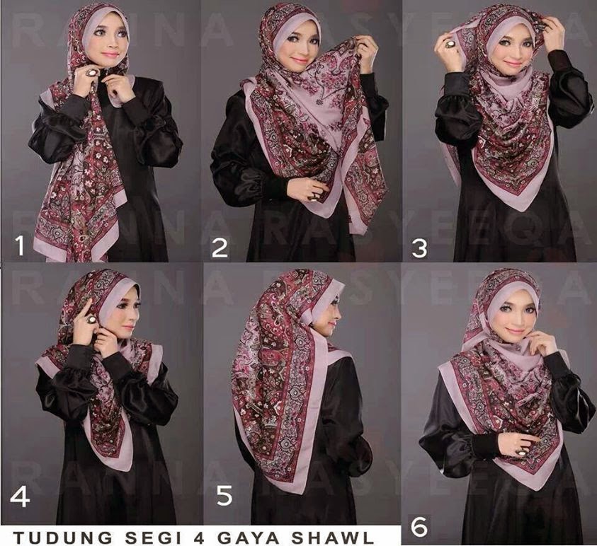 TUTORIAL CARA LILIT SHAWL/TUDUNG PART 2